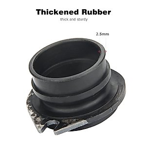 Garbage Disposal Parts for Insinkerator, 75499 Flex Coupler Replacement Parts Compatible with Insinkerator Anti-Vibration Tailpipe Replaces Part Number 74085