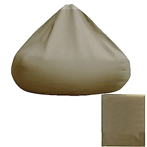 SXBCyan Round Waterproof Sofa Bed Inner Liner Cover Beanbag Pouf Insert Lining Case Cushion Pillowcase Wash Bag (Color : Waterproof Liner, Size : 45x30cm)