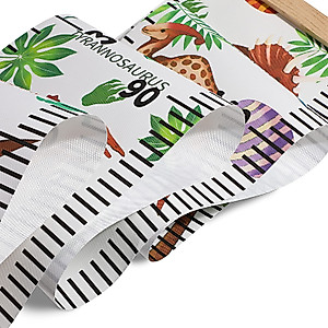 HIFOT Kids Dinosaur Growth Chart Height Measuring Chart, Canvas Wall Hanging Rulers for Baby Children Kids Boys Bedroom Decor
