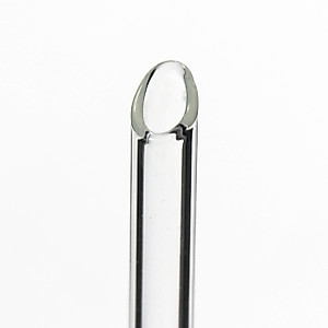 ULAB Scientific Glass Funnel 100mm, Stem Diameter 13mm, 3.3 Borosilicate Glass, Heavy Wall, Pack of 1, UGF1002