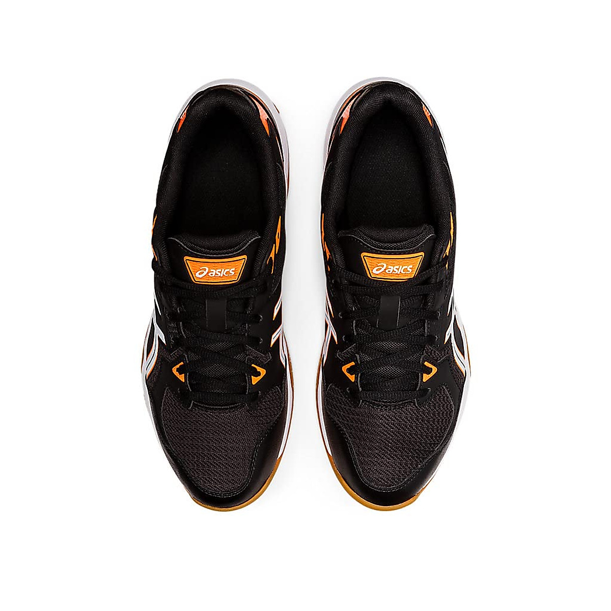 ASICS Men's Gel-Rocket 10 Volleyball Shoes, 7, Black/Shocking Orange