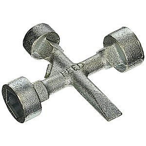 Reed Tool MKH10820 Meter Box Key for Large Mueller and 1-Standard Pentagon