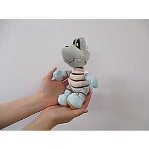 Sanei Super Mario All Star Collection AC38 Dry Bones Stuffed Plush, 8"
