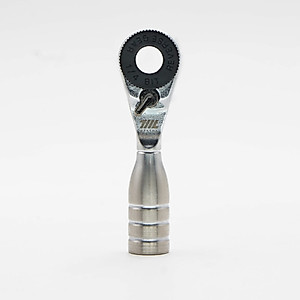 711L Mini Ratchet Wrench - One of the World's Smallest 1/4 Inch Ratchet Wrench For Tight Spaces - Connect to Any Hex Head Extensions to Meet Your Needs