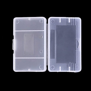OSTENT 10 x Clear Plastic Game Cartridge Card Box Case Cover for Gameboy GBA SP GBM