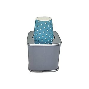3 and 5 oz Dual Dixie Plastic bath Cup Dispenser with 10 Count 3oz Cups