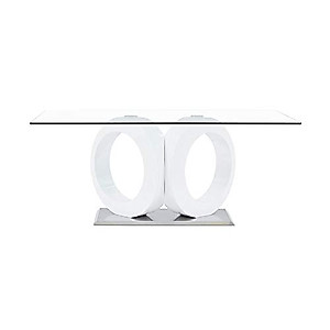 Global Furniture Dining Table, White