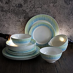 Dinnerware Set, Fine Bone China, 16 Pieces, Plates and Bowls set, Service for 4, Chelsea, Microwave Safe, Dish set, Essential Home, Everyday Living, Kitchen Dishes, Dinner set, Giftware