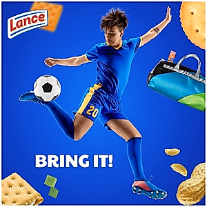 Lance Sandwich Crackers, Variety Pack, 3 Flavors, 20 Individually Wrapped Packs, 6 Sandwiches Each