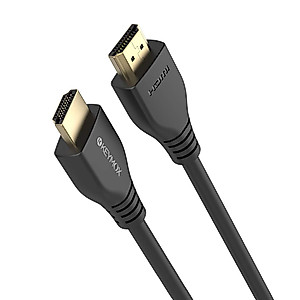 8K HDMI Cable 10ft KEYMOX HDMI 2.1 Cable, 48Gbps Ultra HD High Speed, Support 4K@120Hz & 8K@60Hz, Dynamic HDR,eARC/Ethernet, Compatible with Apple TV,Nintendo Switch,Roku,Xbox Series X/S,PS5,Blu-ray