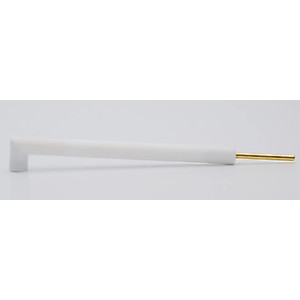 1PC L-Shaped Glassy Carbon Electrode, Straight Glassy Carbon Electrode, 3mm Glassy Carbon Electrode, 5mm 4mm Glassy Carbon Electrode with tetrafluoro Jacket