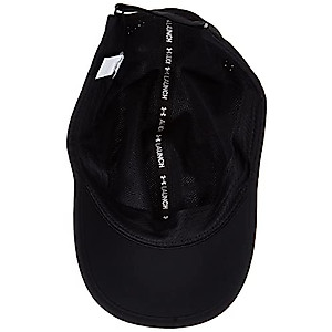 Under Armour Women's Launch Run Hat , Black (001)/Reflective , One Size Fits Most
