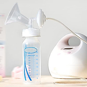 Maymom Baby Bottle Thread Changer or Bottle Converter; Compatible with Spectra S1 S2 Pumps Wide Mouth Flanges to use Medela Bottles, Ameda Bottles, Lifefactory Bottles, Dr. Brown Narrow Neck Bottles
