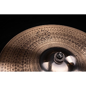 Meinl Cymbals Pure Alloy Custom 17" Medium Thin Crash Cymbal — Made in Germany — Smoked Bronze Finish, 2-Year Warranty (PAC17MTC)