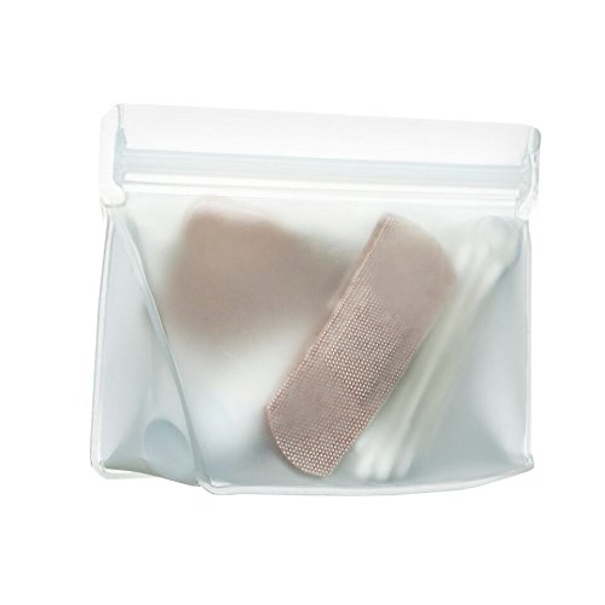 BlueAvocado Re-Zip Seal Reusable 1-Cup Snack and Lunch Bag, Pack of 2