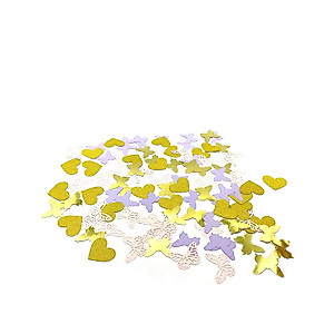 100PCS Butterfly Table Confetti,Butterfly Birthday Decorations for Bridal Shower Baby Shower Wedding Butterfly Party Decor
