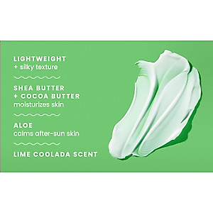 Hawaiian Tropic Lime Coolada After Sun Lotion, 16oz | After Sun Care, Daily Moisturizing Lotion, After Sun Aloe, Cocoa Butter Lotion, Shea Butter Lotion, After Sun Skin Care, 16oz each Twin Pack
