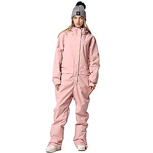 RIUIYELE Women's One Pieces Ski Suits Jumpsuits Couple SKi Suit Coveralls Winter Outdoor Waterproof Snowsuits for Snow Sports