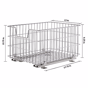TRINITY Ecostorage Wire Basket with Slides