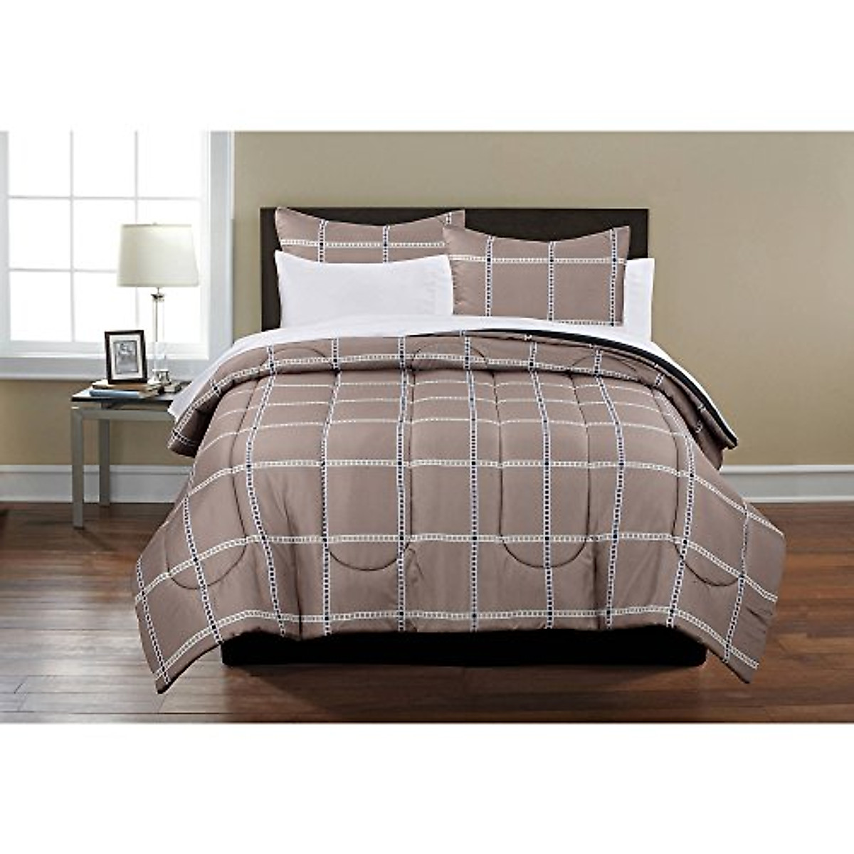 Mainstays Plaid Bedding Bed-In-A-Bag