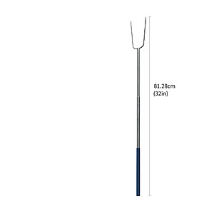 RAOMEIDE 32" Heavy Duty Marshmallow Roasting Sticks, Smores Sticks for Fire Pit Long, Hot Dog Sticks for Campfire, Smores Skewers for Marshmallows 2 Pack