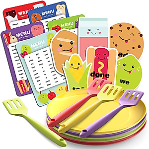 Sight Word Diner Reading Fluency Game - Sight Reading Games for Kids Ages 4-8 - Fun Educational Kid Toy for Boys and Girls 4 Year Old and Up - Preschool Learning, Kindergarten Homeschool Supplies