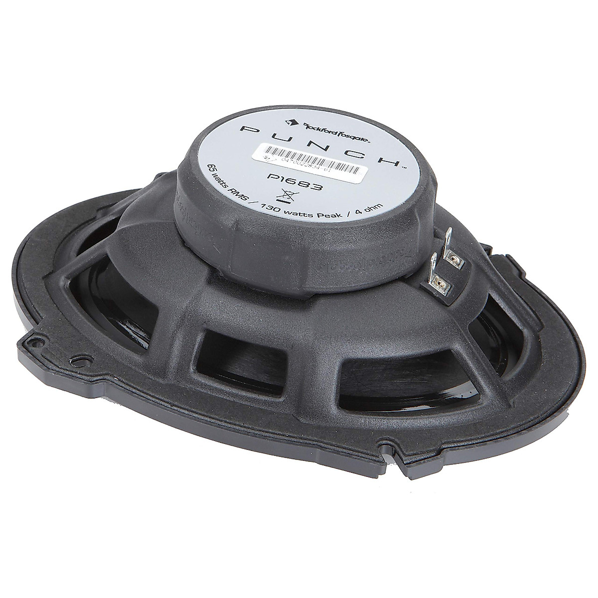 2 Pairs of Rockford Fosgate Punch P1683 260W Peak (130W Rms) 6" X 8" Punch Series 3-Way Full Range Coaxial Speakers - 4 Speakers + Gravity Magnet Phone Holder