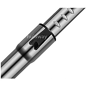 Huiaway 1 1/4 inch 32mm Chrome Telescopic Hose Metal Vacuum Wands Hose Vacuum 1.25inch Extension Wand Extends to 31.9 Inch Long for Most Brand Vacuum