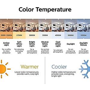 Philips LED- Dimmable A19 Light Bulb, EyeComfort Technology, 800 Lumen, Daylight (5000K), 8.8W=60W, E26 Base, Title 20 Certified, 4 Bulbs