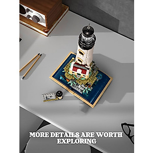 GOTIMON Island Lighthouse Tower Magic Book Building Block Sets,Model Building Kit Gift for Adults and Kids (1016 PCS)