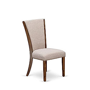 East West Furniture VEP8T04 Dining Chairs, Regular