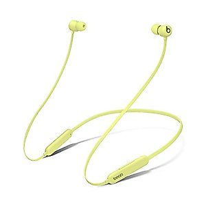 Beats Flex Wireless Portable Bluetooth Earbuds Built-in Microphone - Yuzu Yellow (Renewed)