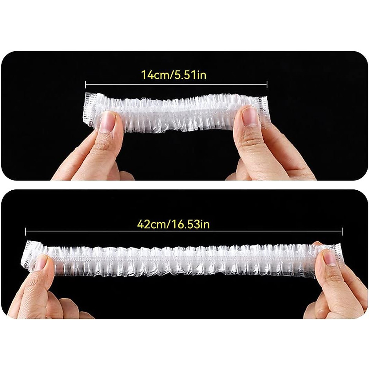 Glorihoby Fresh Keeping Bags， Fresh Keeping Caps, Reusable Elastic Food Storage Covers, Plastic Adjustable Sealing Bowl Lids,Stretch Wrap Food Covers for Outdoor Picnic Kitchen (200Pcs)