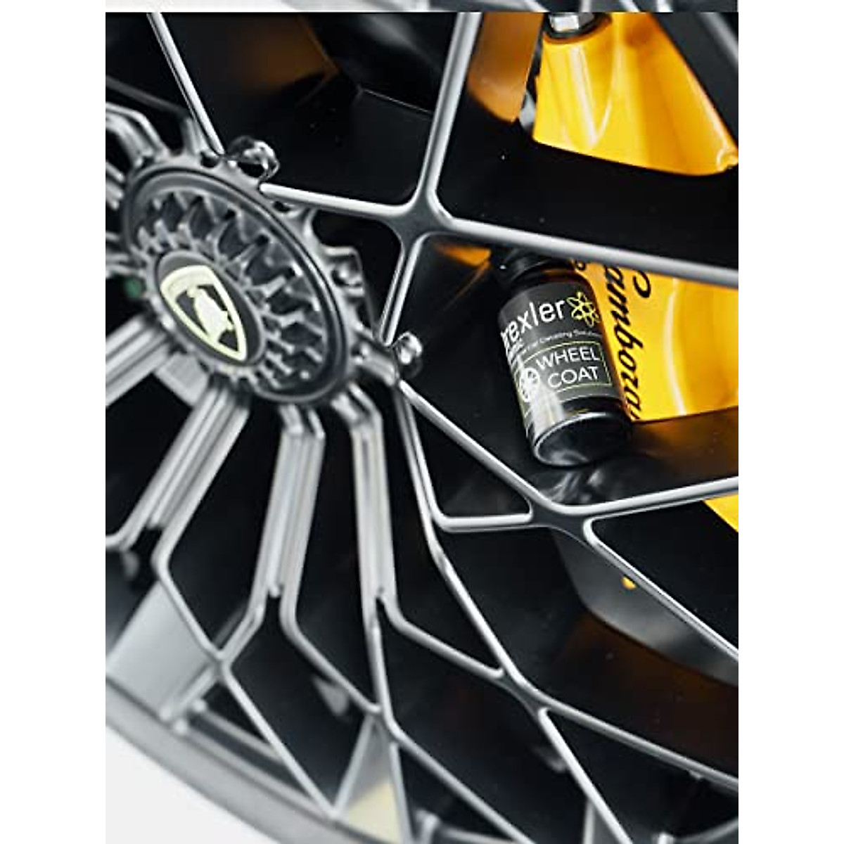 Drexler Ceramic Wheel Coat Coating 20ml 9H Professional Grade Hydrophobic Protection High Gloss Finish Water and Dirt Repellent for All Types of Wheels - Matte Rims