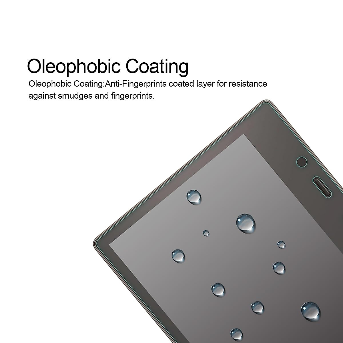 Supershieldz (2 Pack) Designed for Kindle Oasis Tempered Glass Screen Protector, (10th and 9th Generation, 2019 and 2017 Release) Anti Scratch, Bubble Free