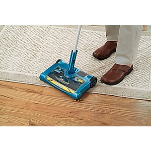 Bissell Perfect Sweep Turbo Powered Triple Brush Sweeper, 28801, Blue