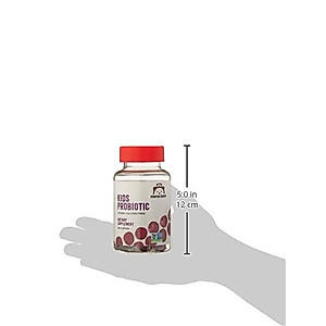 Amazon Brand - Mama Bear Vegan Probiotic, Berry, 60 Gummies, 1 Billion CFU per Gummy