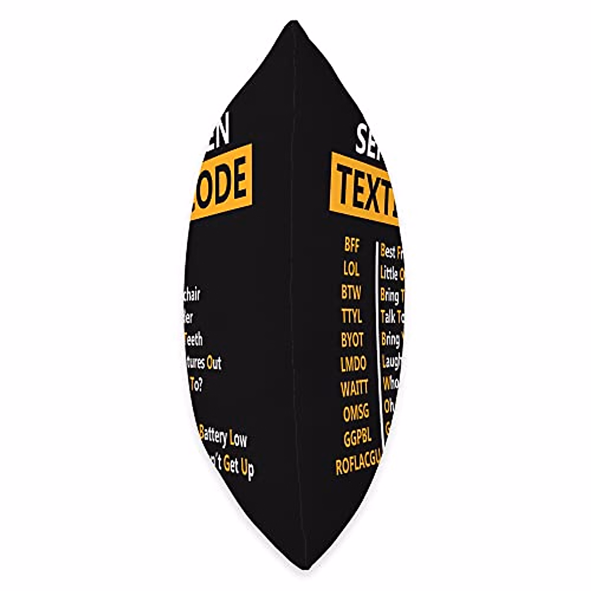 Senior Citizen Texting Code elderly person dad Funny Senior Citizen's Texting Code Fathers Day for Grandpa Throw Pillow, 18x18, Multicolor