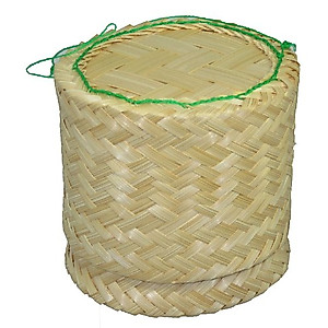 Thai Handmade Sticky Rice Serving Basket small size