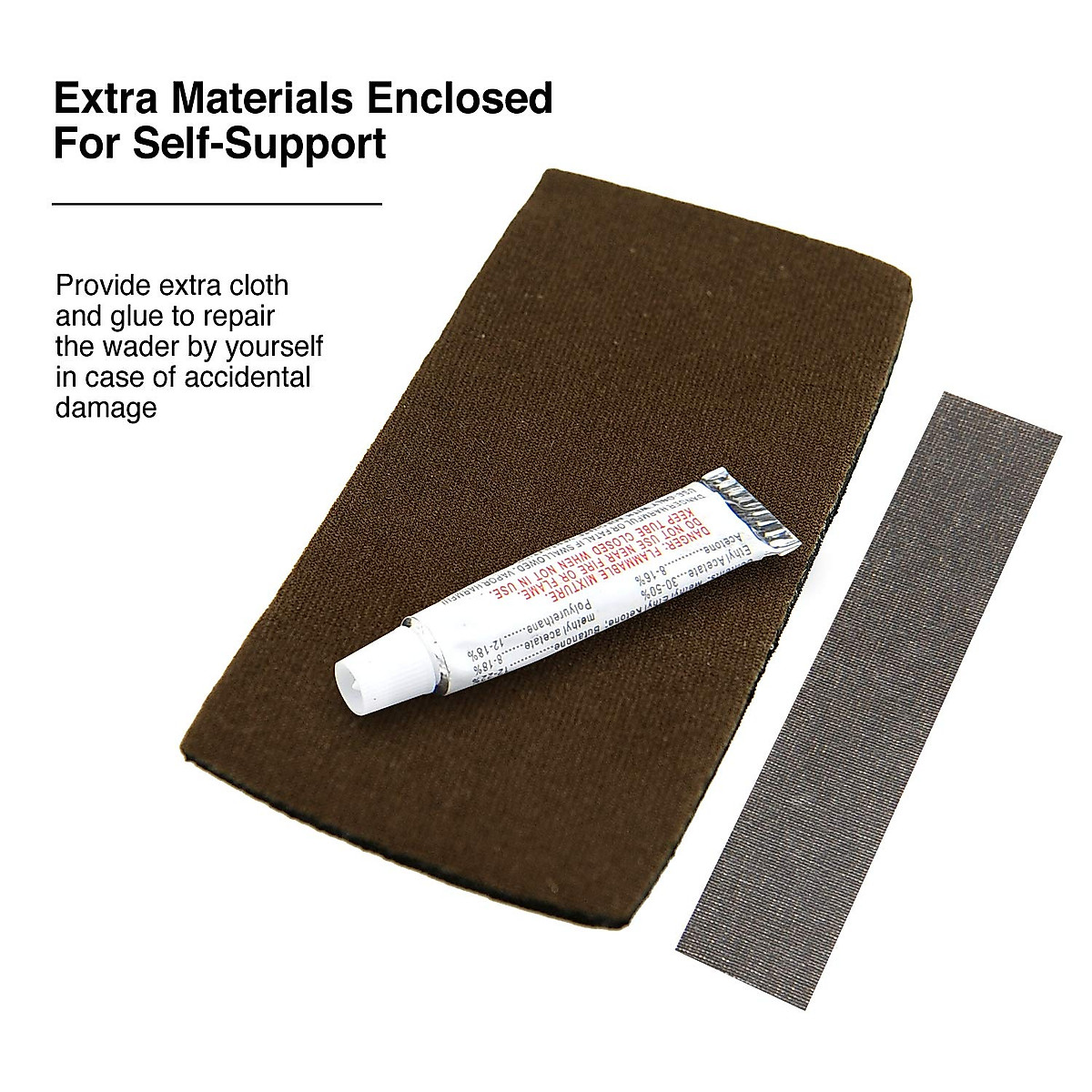 TIDEWE Neoprene Waders, Cleated Bootfoot Men Chest Waders, Waterproof Fishing & Hunting Chest Waders Brown Size 8