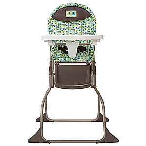 Cosco Simple Fold High Chair with 3-Position Tray (Elephant Squares)