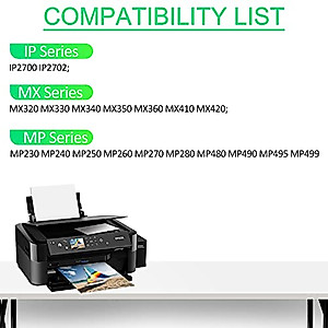 greencycle Remanufactured Ink Cartridge Compatible for Canon PG-210XL 210XL Used in PIXMA MP495 IP2702 MP230 MP240 MP250 MP280 MP480 MP490 MP499 MX330 MX340 MX350 MX410 MX420 Printer(1 Pack, Black)