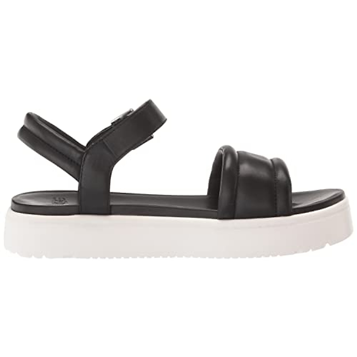 UGG Women's Zayne Ankle Strap Sandal, Black White, 8