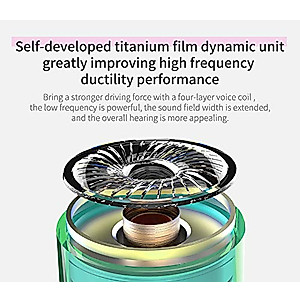 KZ ZSN Dynamic Hybrid Dual Driver in Ear Earphones Detachable Tangle-Free Cable Musicians in-Ear Earbuds Headphones with Microphone (Black Cyan)