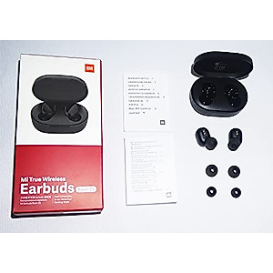 Xiaomi Mi True Wireless Earbuds Basic 2S, Bluetooth 5.0 Touch Control Low Latency Stereo Gaming Mode Headphones with Mic, Sweatproof in-Ear Sport Earphones with Charging Case(Redmi Airdots 2S)