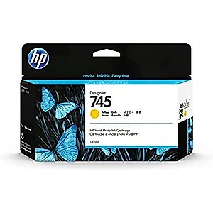 HP F9J96A 745 Yellow Original Ink Cartridge