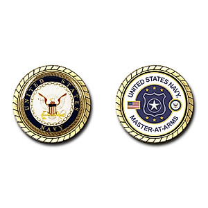 US Navy Master at Arms Challenge Coin - Officially Licensed