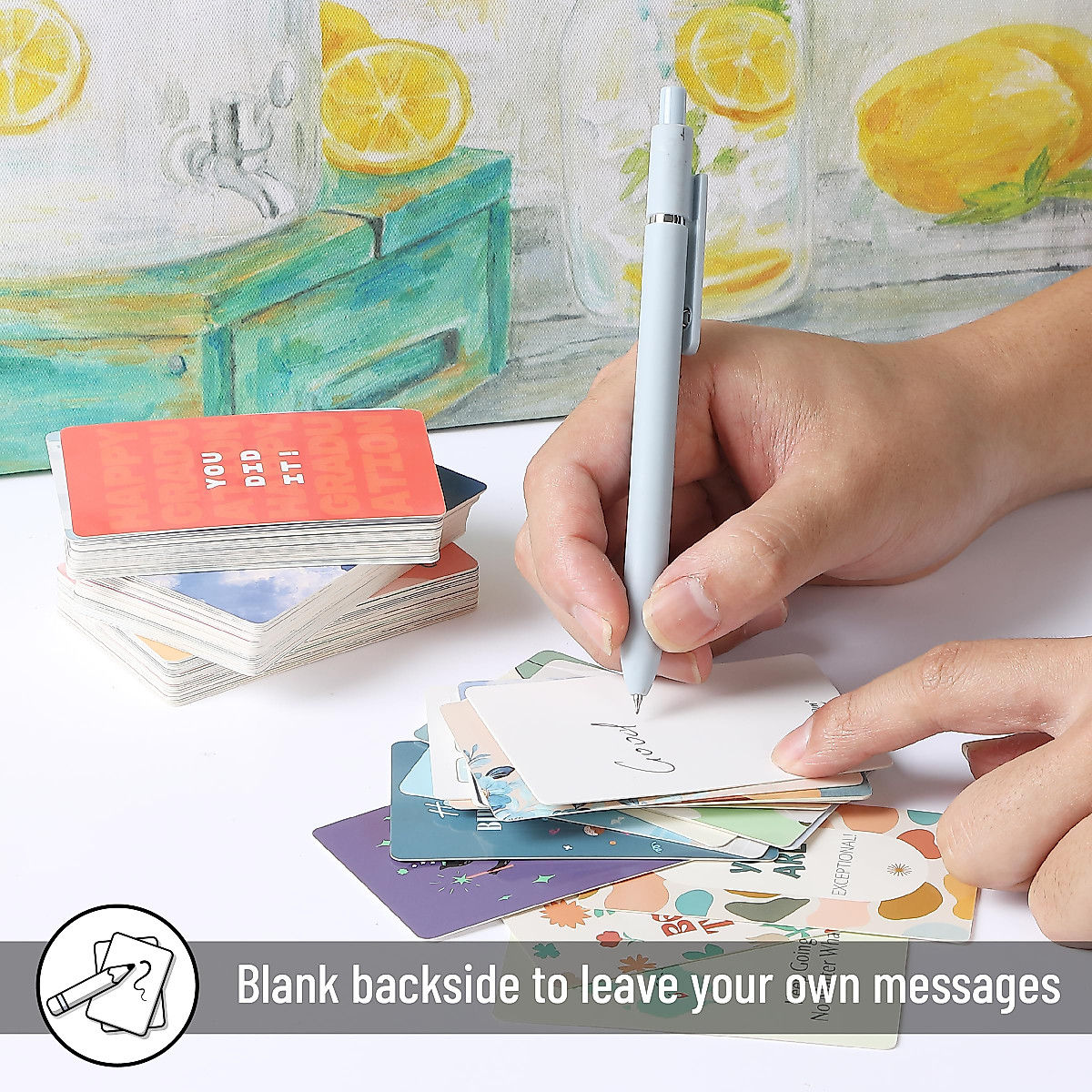 Mr. Pen- Encouragement Cards, 100 pcs, Inspirational Cards, Motivational Cards, Inspirational Note Cards, Motivational Quote Cards, Kindness Cards, Inspirational Quote Cards, Christmas Gift