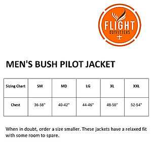Flight Outfitters Men's Bush Pilot Rugged Weather-Resistant Outdoor Full Zip Bomber Jacket w/Quilted Lining & Sherpa Accents, Tan, Medium