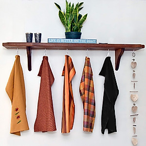 TALVANIA Holiday Harvest Kitchen Dish Towels Pack of 5 Dish Cloths– Durable Quality Hand Towel 16" X 26" – Elegant All Purpose Fall Theme Kitchen Towel Set – Easy Clean – Ideal Gift Thanksgiving